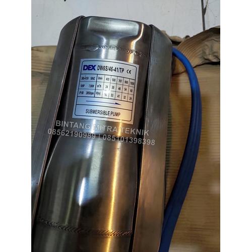 Jual POMPA SUBMERSIBLE DEX DW6S/46-41/TP 6" + MOTOR 10HP 7.5KW 2850rpm ...