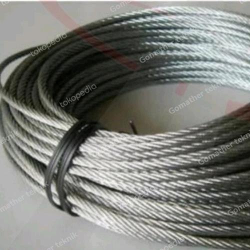 Jual Sling Tali Kawat Baja Galvanis 12 mm Wire Rope Winch Hoist - Jakarta Timur - Gomather ...