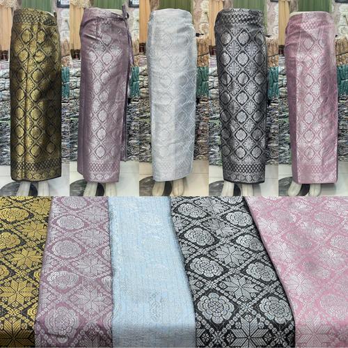 Promo Kain Songket Rok Lilit Bawahan Kebaya Modern Aneka warna - MAROON ...