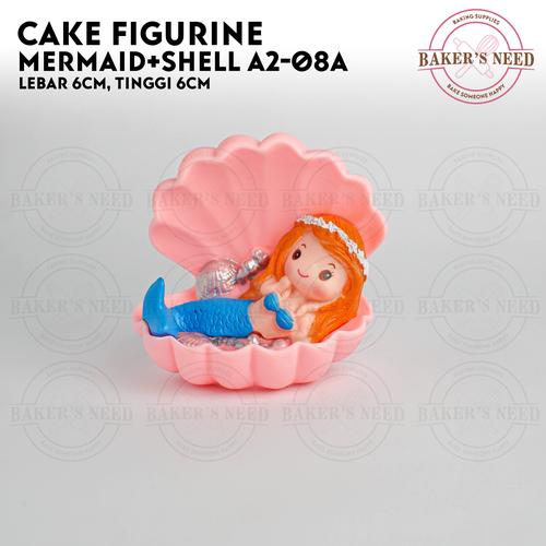 Jual Cake Figurine Ariel + Shell / Topper Cake Kue Little Mermaid ...