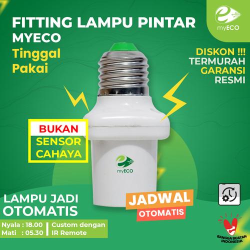 Promo Fitting piting fiting Lampu teras timer Jadwal Otomatis FA224 FA ...