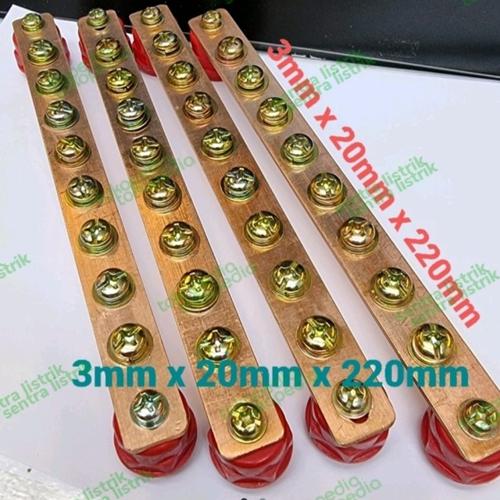 Jual Busbar tembaga 3mm panjang 15cm - Jakarta Barat - Vinsen elektrik ...