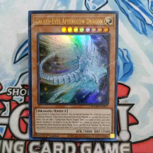 Jual yugioh galaxy eyes afterglow dragon MAMA ultra rare original - Jakarta Barat - Jprimary ...