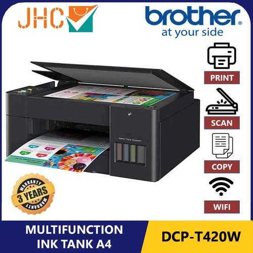 Jual BROTHER Printer DCP-T420W Ink Tank Warna Multifungsi WIFI T420 ...