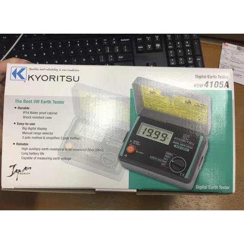 Jual Digital earth tester KEW 4105A Kyoritsu Meger grounding tanah 4105 ...