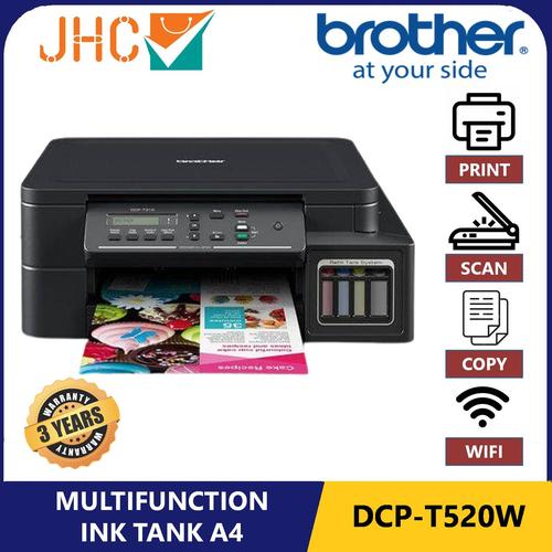Jual BROTHER Printer DCP-T520W Ink Tank Warna Multifungsi WIFI T520 ...
