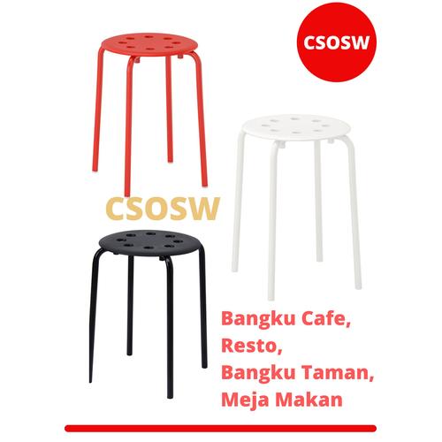 Jual Bangku Kafe Resto Taman Kursi Meja Makan Cafe Stool MARS Bangku ...