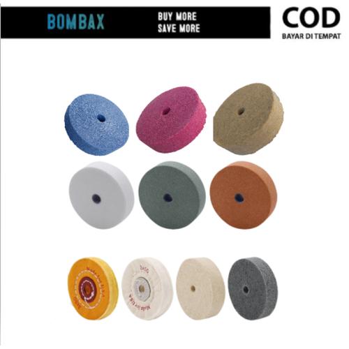 Jual Batu Fiber Wool Poles 3 Inch Batu Asah Gerinda Polishing Grinding ...