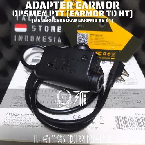 Jual Adapter Earmor Opsmen PTT (Colokan Earmor to Headset) - Kota Bogor - Tactical Store ...