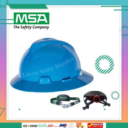Jual Helm Safety MSA FullBrim Warna Biru - SNI - Jakarta Barat ...