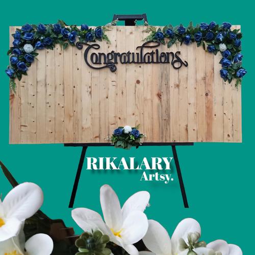 Jual Paket Usaha Papan Bunga Rustik / Papan Bunga Jati Belanda - Kota ...