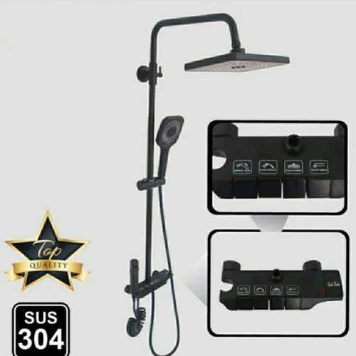 Jual SHOWER TIANG MIXER HITAM MODEL TOTO WASSER/SHOWER COLUMNT P/D ...