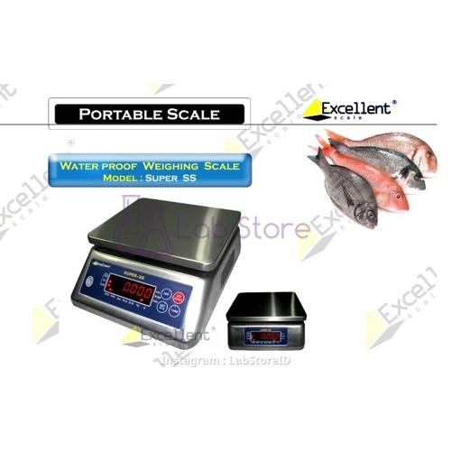 Jual Water Proof Weighing Scale Timbangan Digital 30kg x2gr Super-SS ...