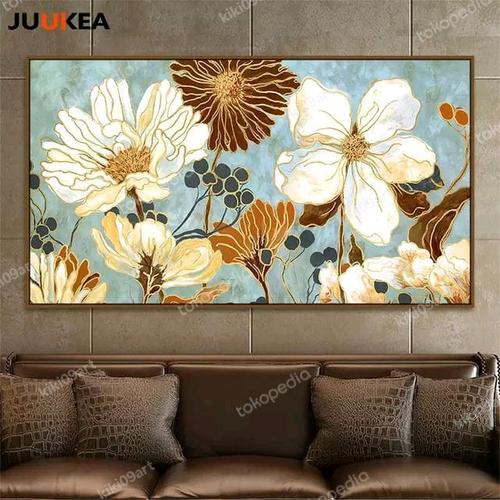 Jual lukisan minimalis bunga dinding - Kab. Bandung - kiki shop art ...