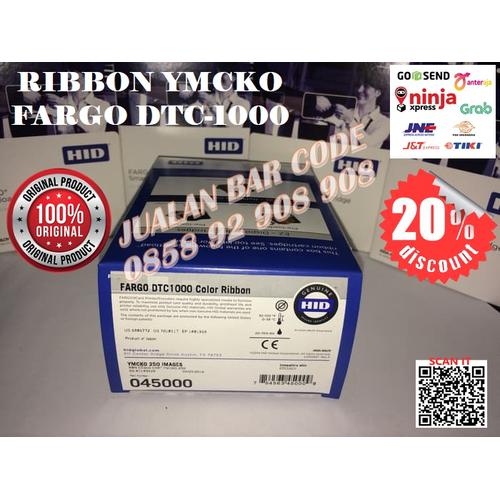 Jual RIBBON COLOR FARGO DTC 1000 - DTC1000 - PN : 45000 YMCKO | 250 ...