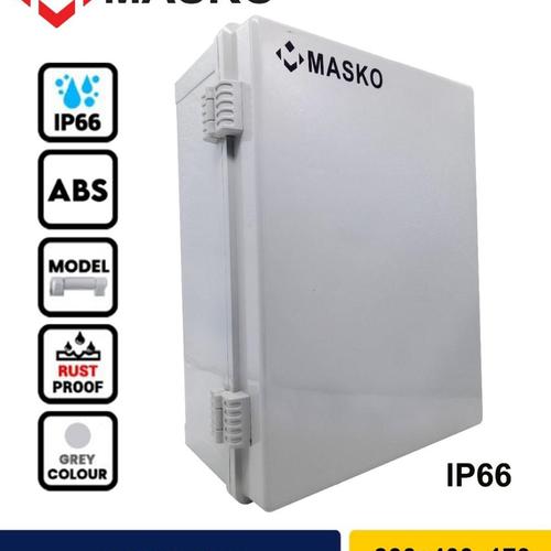 Jual MASKO BOX PANEL 300x400x170 ABS JUNCTION 30x40x17 IP66 Dust Proof ...
