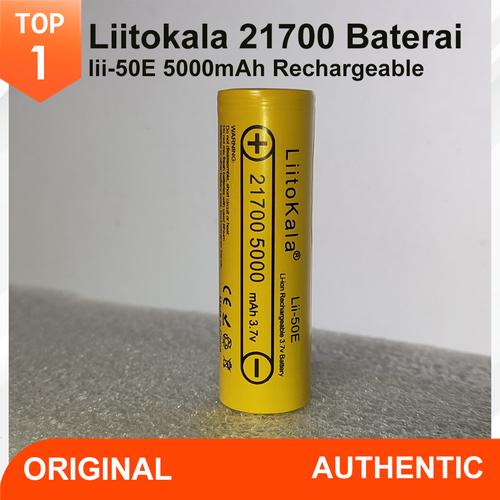 Jual Liitokala lii 21700 Baterai 4500 - 5000mAH battery cas original ...