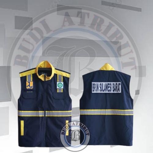 Jual rompi safety proyek rompi pupr rompi lapangan - nevi, M - Kab ...