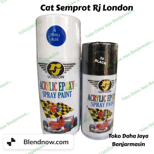 Jual cat semprot/ pilox rj london 300 ml dan 150 ml - yellow, 150 ml ...