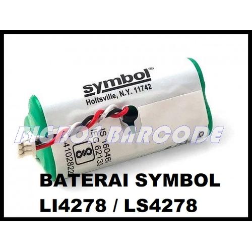 Jual BATERAI ORIGINAL BARCODE SCANNER SYMBOL ZEBRA LI4278 | DS6878 LI ...