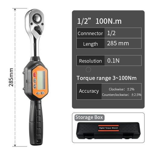 Jual Kunci Torsi Digital 1/2" 100Nm Digital Torque Wrench 1/2 inch ...