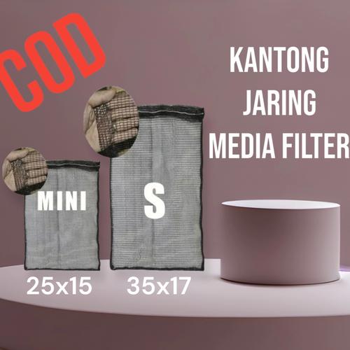 Jual kantong jaring filter/kantong waring media filter mini - mini ...