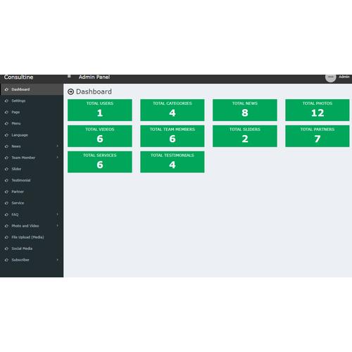 Jual Software Aplikasi Website Company Profile Perusahaan CMS PHP ...