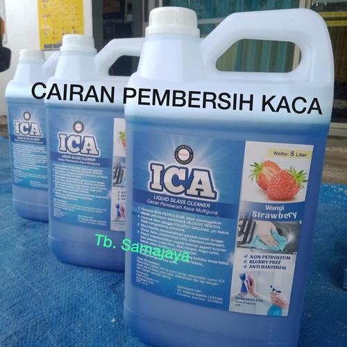 Jual ICA GLASS CLEANER Galon . CAIRAN PEMBERSIH KACA dan bekas lem ...