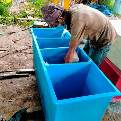 Jual filter kolam ikan terbuat dari bahan fiber gelass - Kab. Tangerang ...