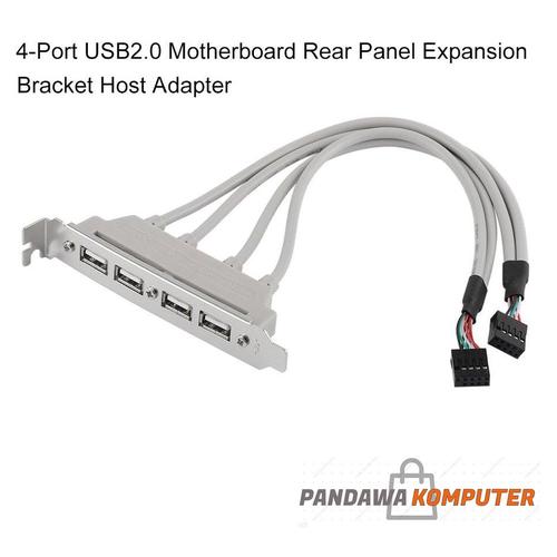 Jual 4 Port USB 2.0 Back Panel Belakang Bracket Tambahan USB Expansion ...