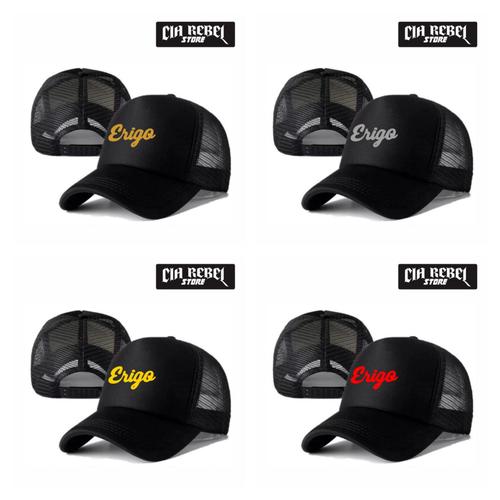 Jual TOPI TRUCKER JARING ERIGO TERLARIS TOPI PRIA WANITA - Topi Polos ...