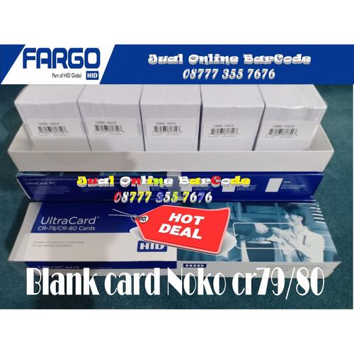 Jual Kartu PVC Blank Id Card Ultracard HID Noco CR 80 isi 500 pcs ...