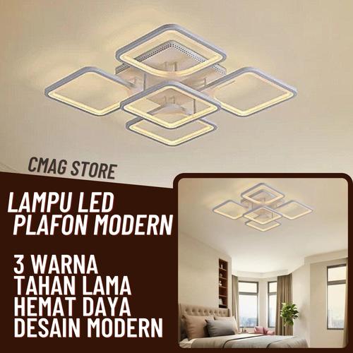 Jual Lampu LED Plafon Plavon Ceiling Modern Chandelier Light 4+1 LED ...