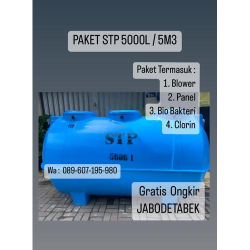 Jual Tangki stp 5000L/tangki ipal/5m3 - Kab. Tangerang - Septic Tank ...