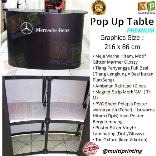 Jual Pop Up Table Curve PREMIUM-Pop Up Counter Curve - Jakarta Barat ...