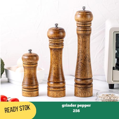 Jual Pepper Mill Grinder Gilingan Lada Merica Kayu 256 - 10 inch - Kota ...