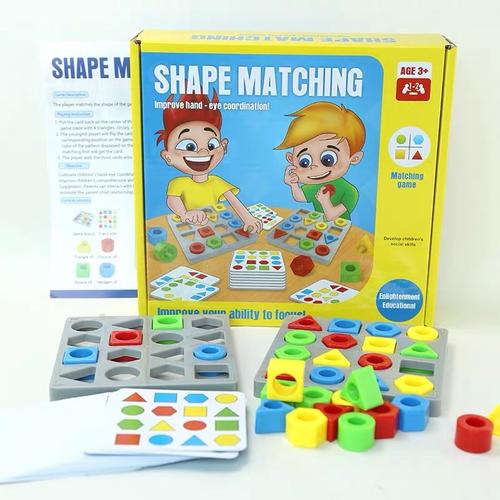 Jual Mainan edukasi Anak shape Matching Game Family game - Kab. Bogor ...