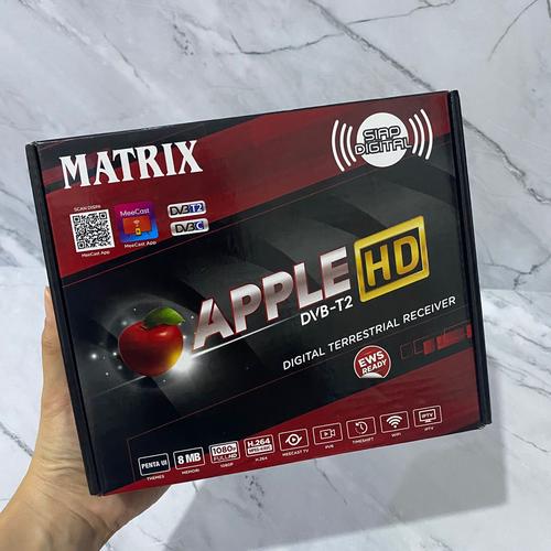 Jual STB MATRIX APPLE MERAH DVB T2 SET TOP BOX TV DIGITAL RECEIVER HD ...