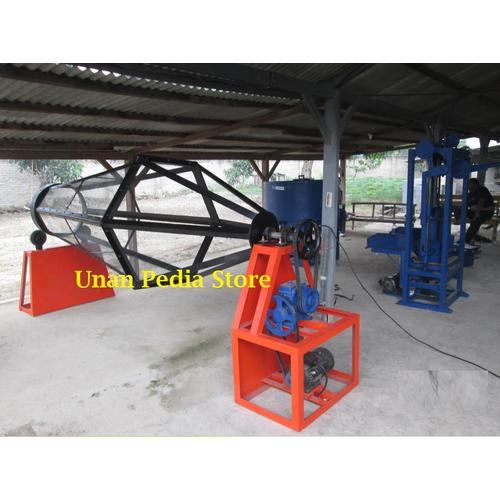 Jual Mesin Pengayak Pasir Kompos Panjang 2 Meter - Rotary Pengayak ...