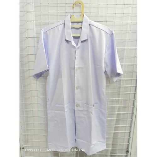 Jual kostum karnaval dokter model jas lab putih lengan pendek - 3L ...