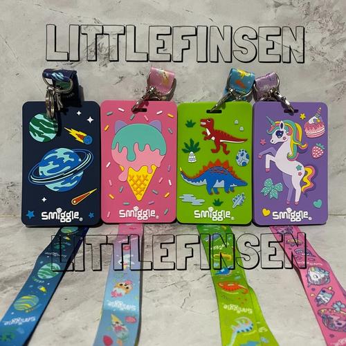 Jual Smiggle id card lanyard/smiggle name tag+tali/smiggle name tag ...