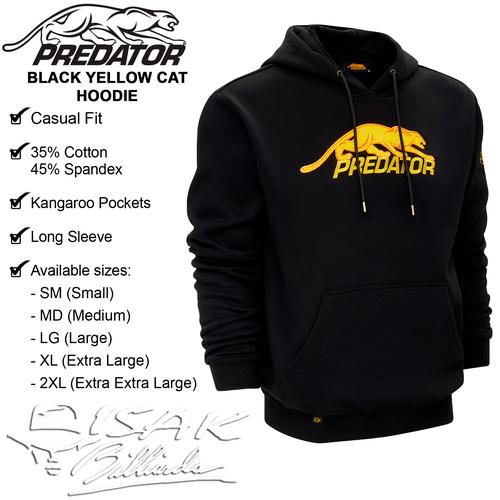 Jual Predator Hoodie - Yellow Cat Apparel Billiard Kaos Biliar Asli ...
