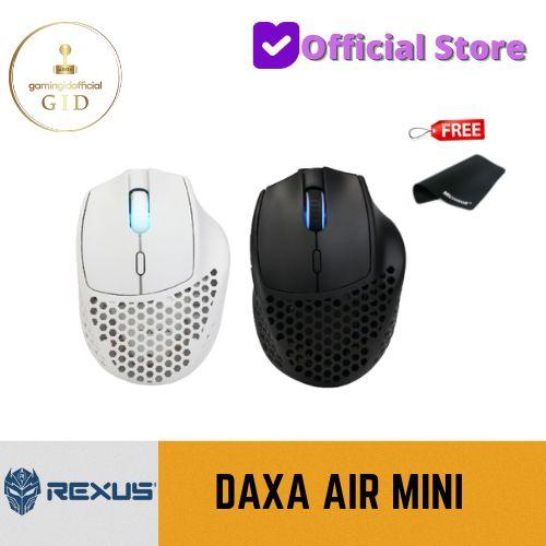Jual REXUS Daxa Air Mini Wireless Mouse Gaming - Putih, FREE Mousepad ...
