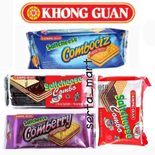 Jual Khong Guan Saltcheese Combo 190gr - Combociz - Comberry - Biskuit ...