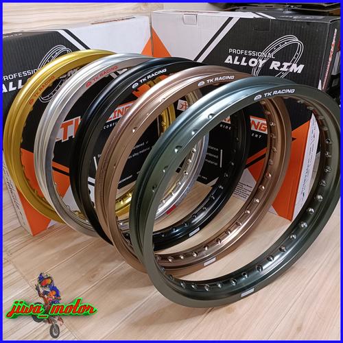 Jual velg TK racing ring 17 140 160 185 215 hitam silver titanium ...