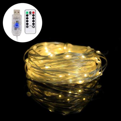 Jual Lampu String Hias Dekorasi USB 100 LED 10M + Remote - Multi Warna ...
