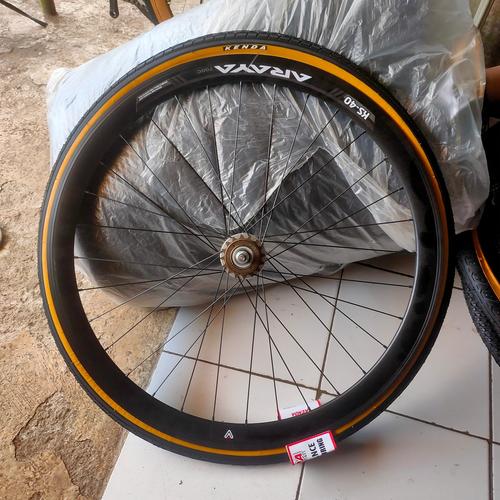 Jual wheelset 700c 700 araya fixie doltrap - depan belakang - Jakarta ...