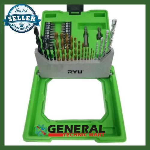 Jual Mata Bor RYU Kombinasi besi kayu beton set 41pcs RYU Tekiro ...
