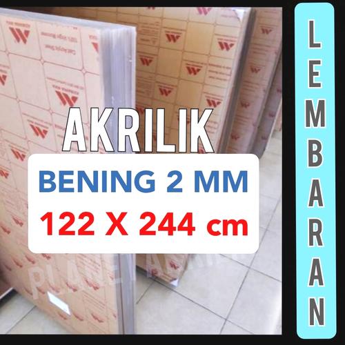 Jual AKRILIK LEMBARAN BENING 122x244 Adiwarna Mika (AM) HIGH QUALITY - Kota Denpasar - PLANET ...