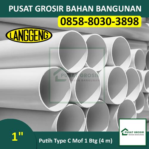 Jual Pipa PVC 1" C Mof Merek Langgeng 1inch C Mof Per Batang (4m ...